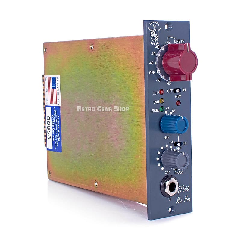 Aurora Audio GT-500 Mic Preamp GT500 500 series Microphone | Reverb UK