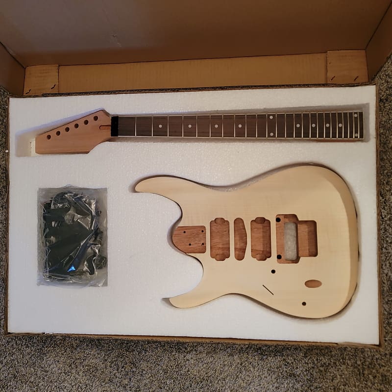 Unknown RGS Style Electric Guitar Kit 2020s - Natural | Reverb