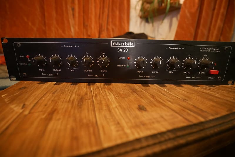 Statik SA-20 Vintage Spring Reverb - Two Channel Dual mono | Reverb