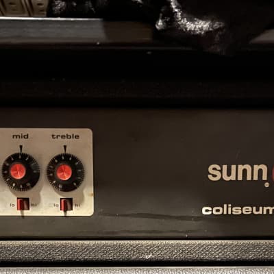 Sunn Studio Bass Amp 1970's 15" Speaker Black 1970's | Reverb