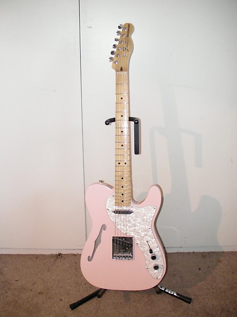 Fender '69 Telecaster Thinline 2002 Shell Pink | Reverb