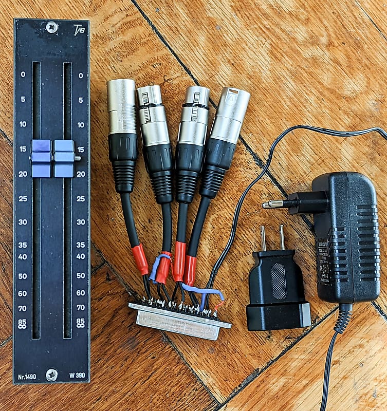 Vintage TAB W390 active stereo fader / preamp PLUG & PLAY! | Reverb