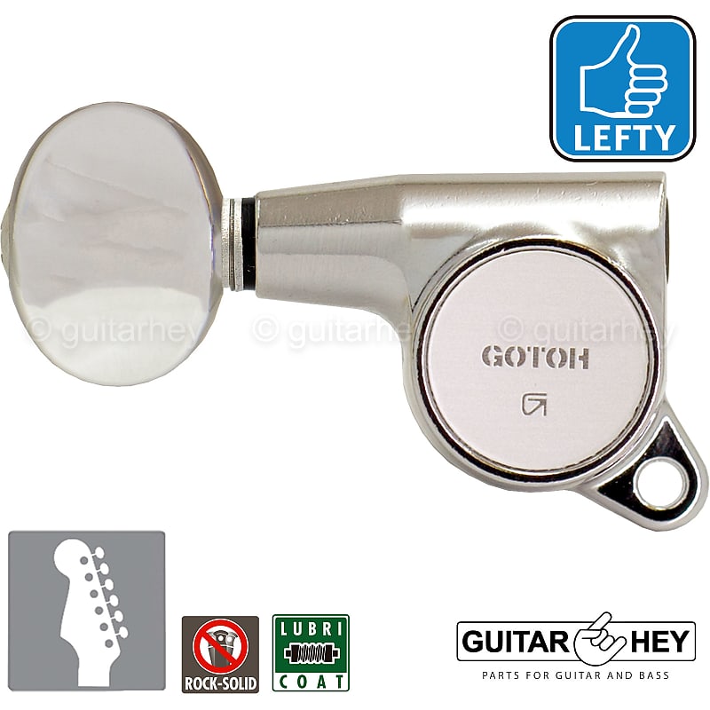NEW Gotoh SG381-05 Guitar Tuners 6 in Line Mini Set | Reverb