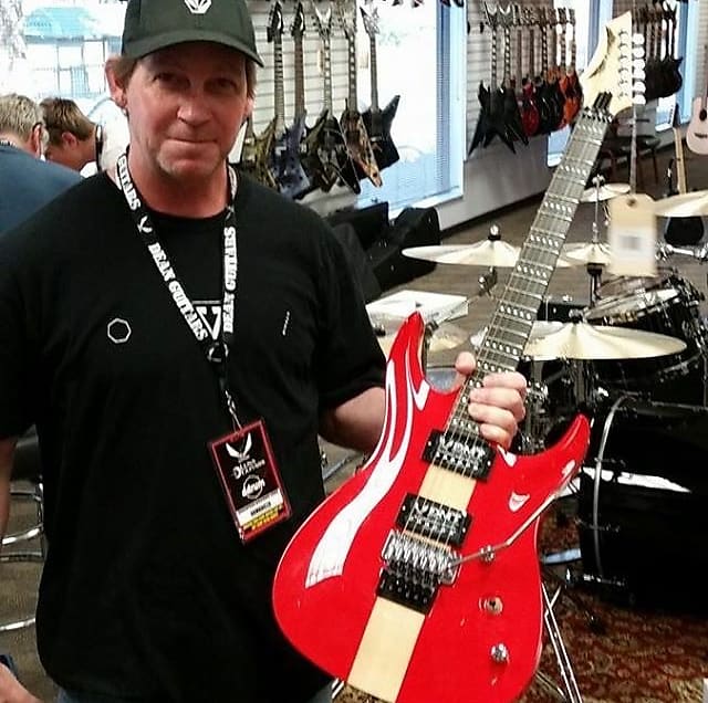 Dean USA Custom 450 Ferarri Red | Reverb