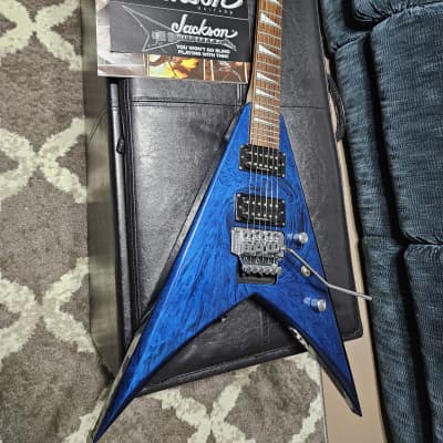 Jackson King V blue colbolt swirl japan King V 2003 ish - | Reverb