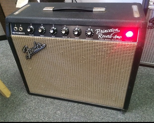 Fender Princeton reverb 1966 Black tolex | Reverb