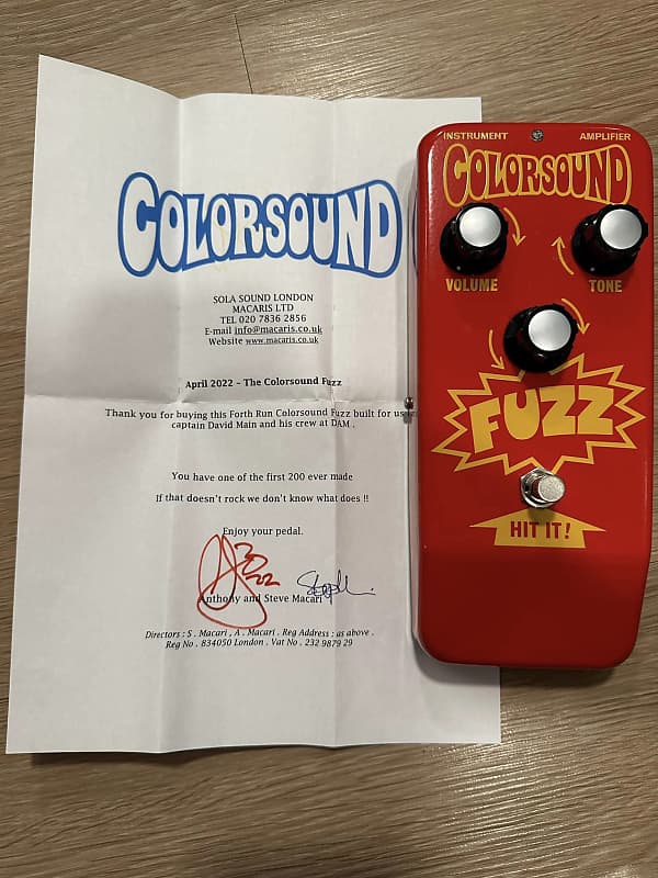 Colorsound (David Main) Colorsound Fuzz | Reverb