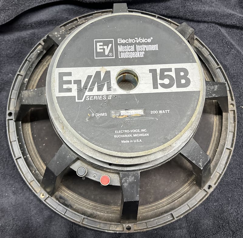 Electro-Voice EVM 15B Series II - 15", 200W, 8-ohm Bass | Reverb