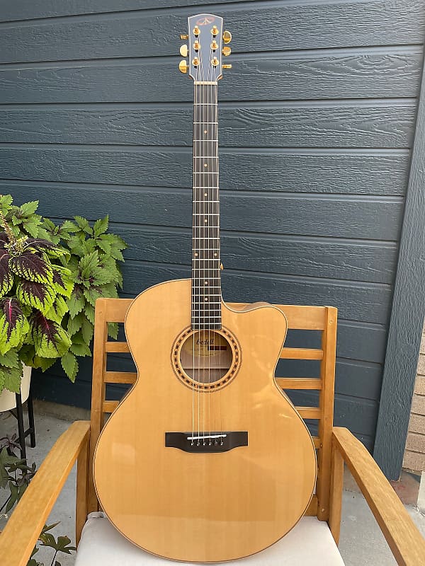 Bedell JBCE-52-G All Solid Wood Jumbo, Natural Maple, Sitka | Reverb