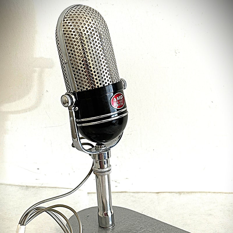 Vintage 1960's AMD Dynamic "Pill" Microphone, upgraded audio | Reverb