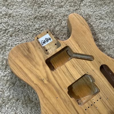 DIY Project Solid Ash Wood Telecaster Tele Style Guitar Body | Reverb