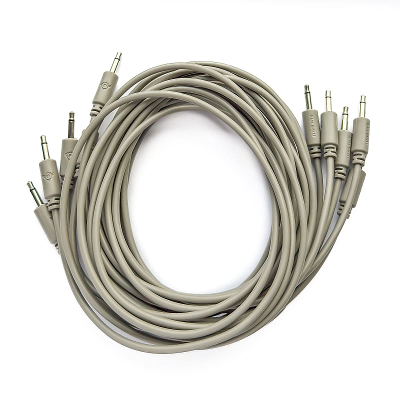 Black Market Modular 3.5mm Patch Cable 5-Pack - 150cm/60" - | Reverb