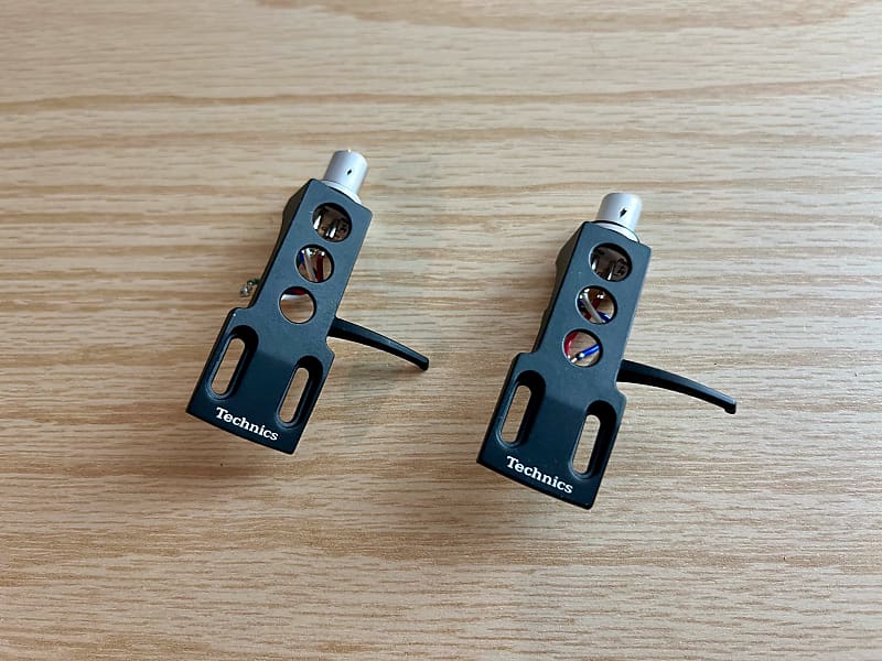 Technics sl1200, sl1210. 2x Original Headshells - Black | Reverb