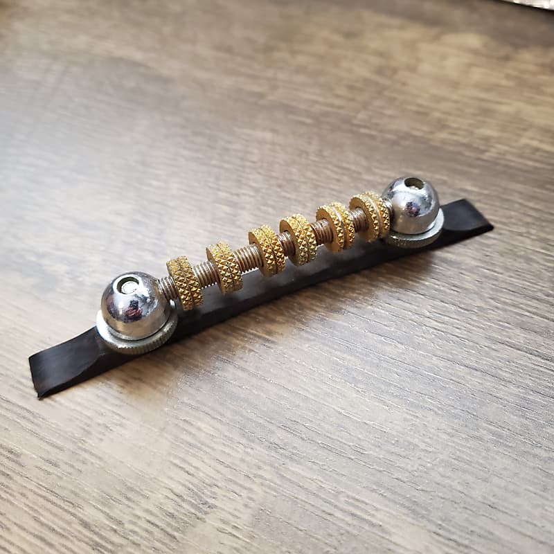 1960s Gretsch Space Control Bridge with Rosewood Base | Reverb