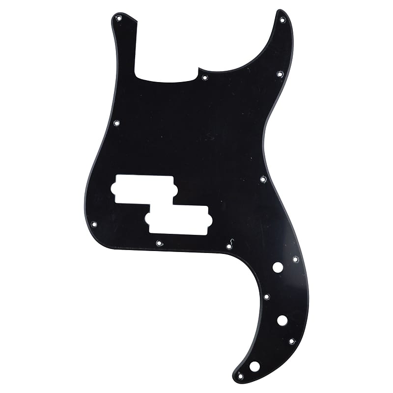 Precision Bass Compatible Scratchplate - Black 1-ply | Reverb