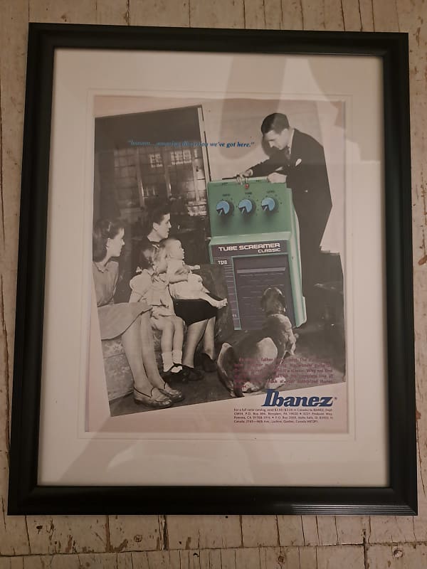 1989 Ibanez TS10 Advertisement | Reverb