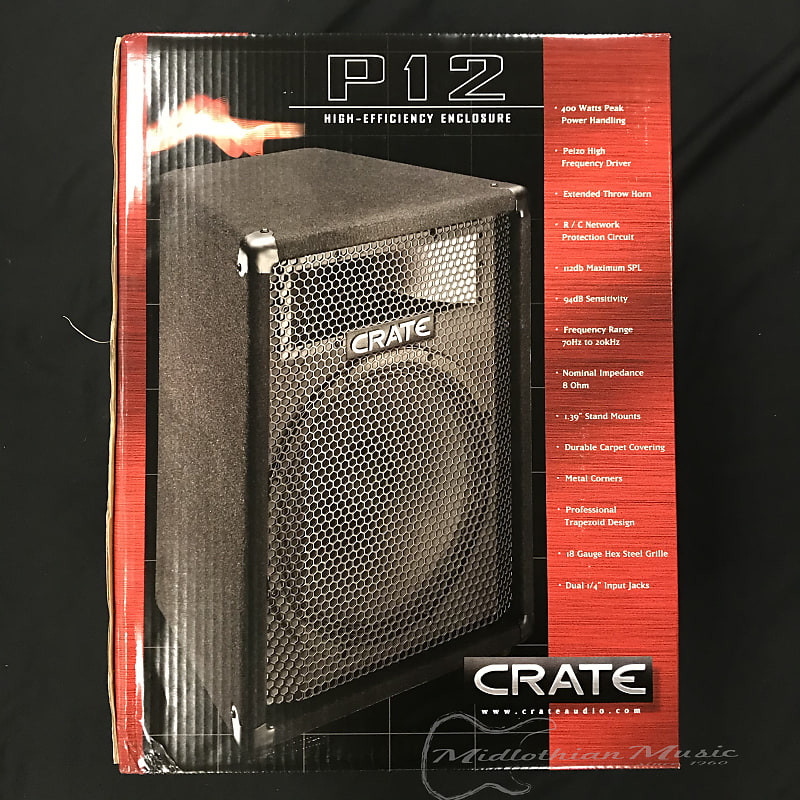 Crate P12 1x12" P Series Professional Audio Two Way Speaker | Reverb