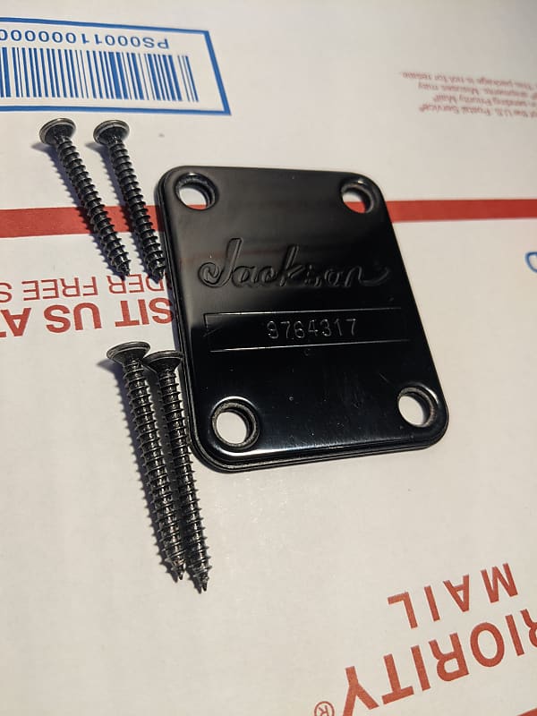 Jackson DK2 Dinky Neck Plate w/ Screws | Reverb