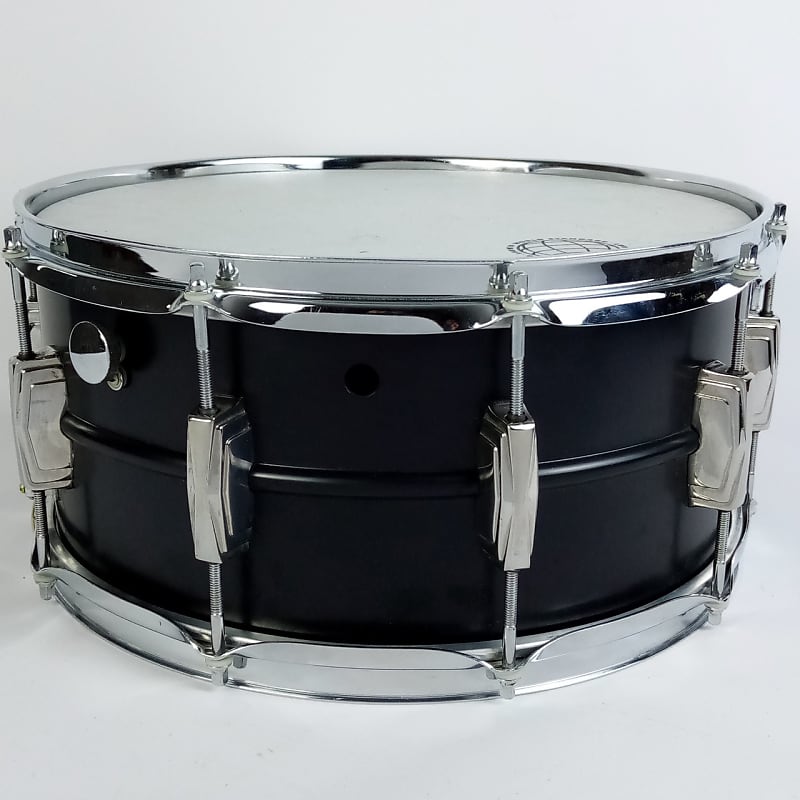 Ludwig 402 Supraphonic 6.5x14" 70s Matte Black Beauty | Reverb Canada