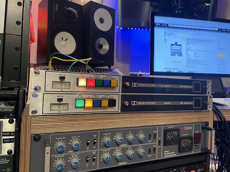 STEREO PAIR of Dolby 361 “Dolby Trick” modified vocal | Reverb