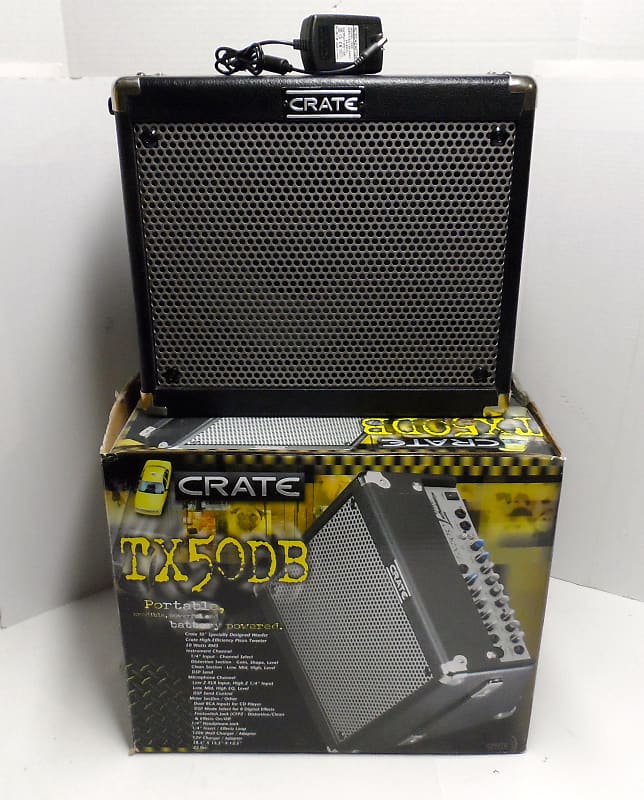 Crate Taxi Limo Street Busk Guitar Amp/PA 50 Watt 2 channel | Reverb
