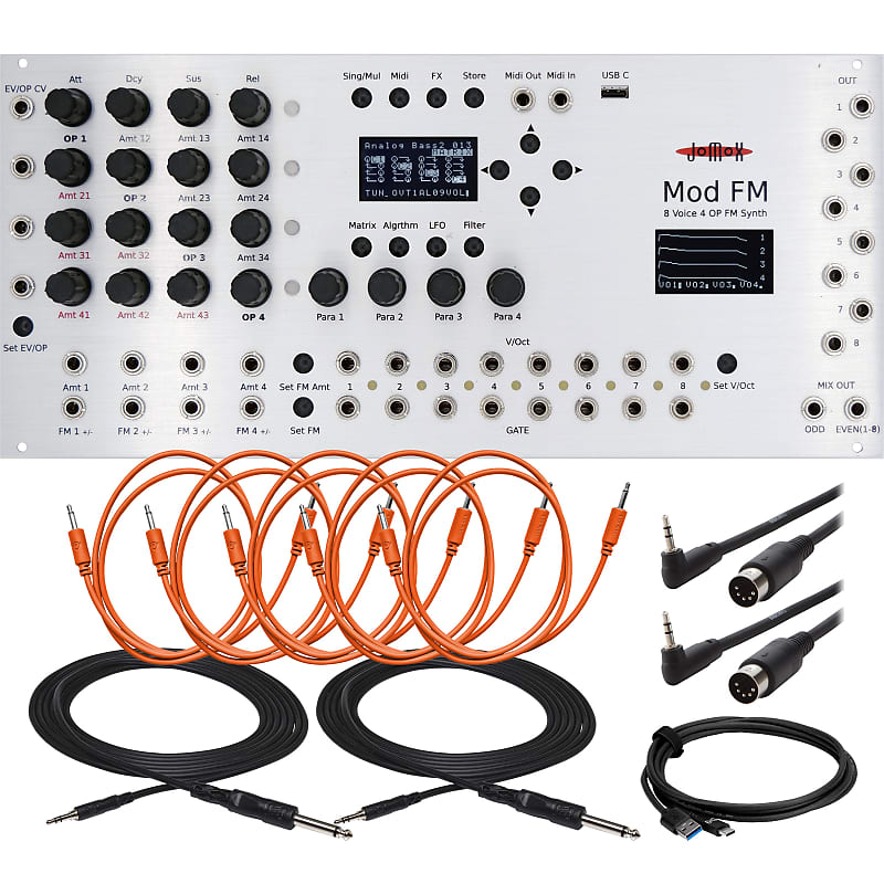 JoMoX Mod FM 8-Voice 4-Operator FM Synthesizer CABLE KIT | Reverb