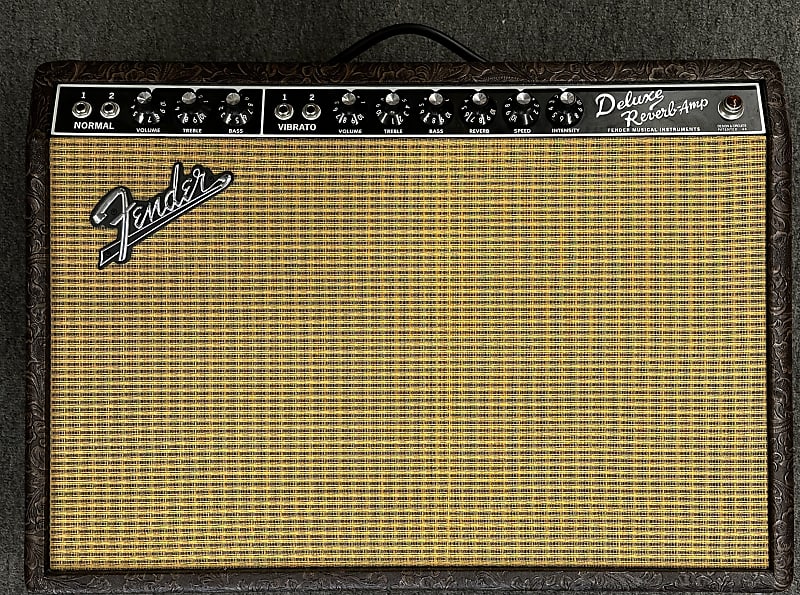 Fender '65 Deluxe Reverb R.I. Ltd Ed Western Style Creamback | Reverb