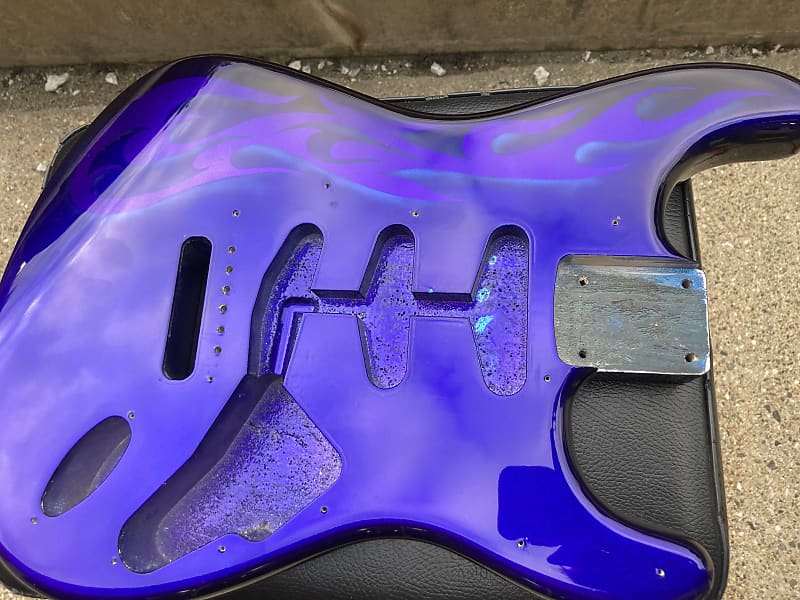 Stratocaster Body Alder custom paint | Reverb