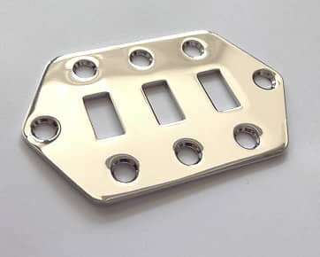 Small Slide Switch plate,for Fender Jaguar,Chrome Finish | Reverb