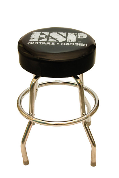 Guitar Stool with ESP Logo Padded Swivel 60cm Height | Reverb