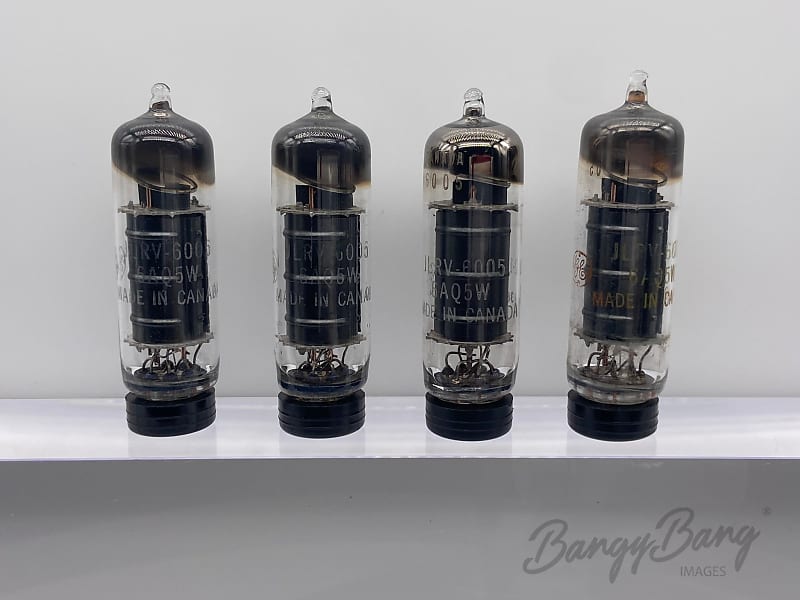 4 Vintage General Electric 6AQ5/6005/6V6 Power Pentode | Reverb