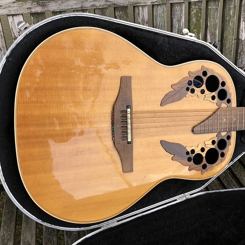 Ovation USA Elite 1758 12 String Electric Acoustic Deep | Reverb UK