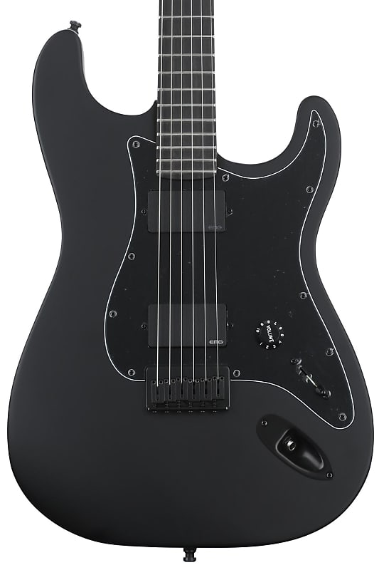 Fender Jim Root Stratocaster - Flat Black with Ebony | Reverb