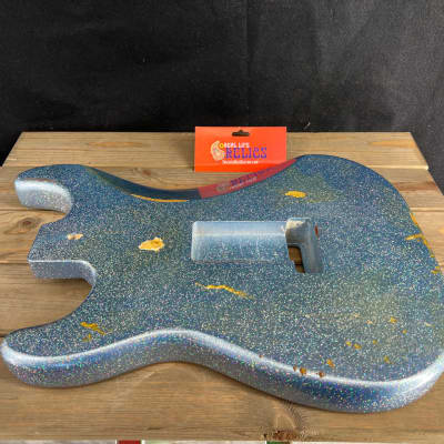 Real Life Relics Strat® Stratocaster® Body Aged Blue Mist | Reverb