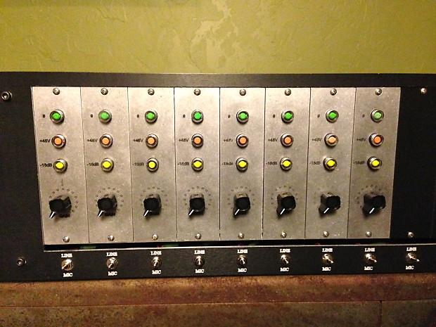 Vintage API 312 Early 1970’s MIC Preamp 8 Channel Rack with | Reverb