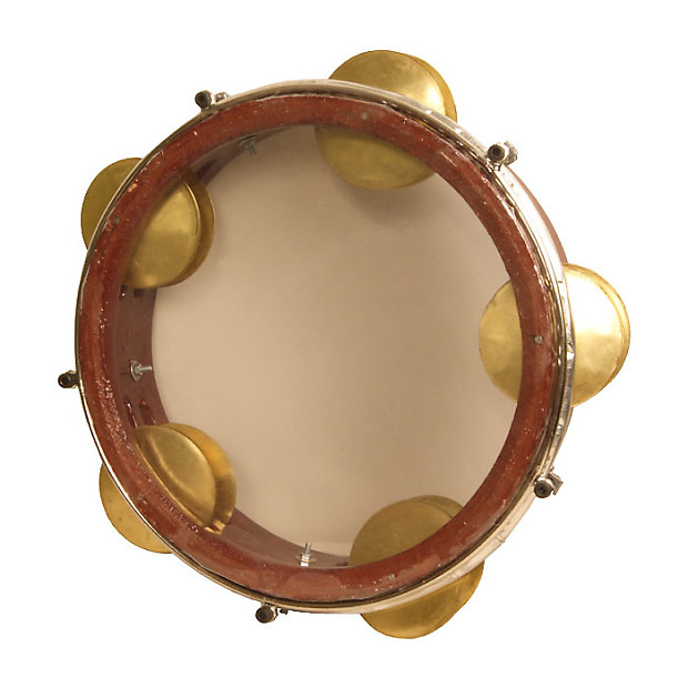 Mid-East Tunable Wooden Riq 9 1/8" - Dark | Reverb