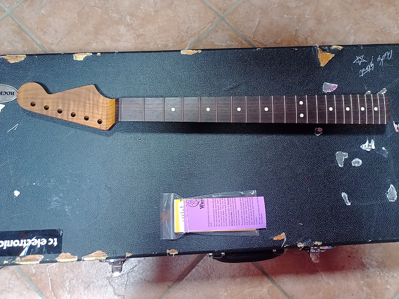 Warmoth Neck 2023 - Flame Roasted Maple | Reverb UK