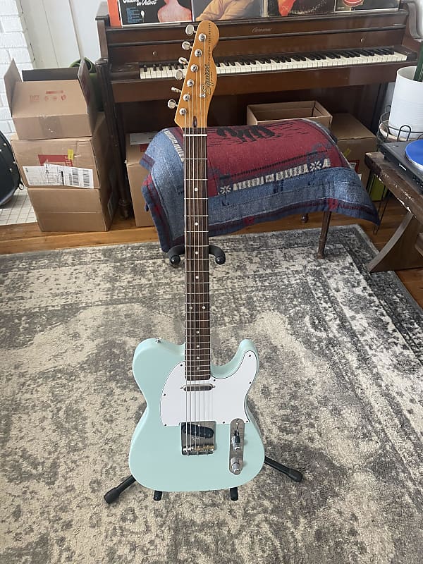 Squier Baritone 2023 - Sonic Blue | Reverb