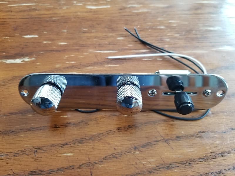 Prewired Control Plate 3 Way Switch for Fender Telecaster | Reverb