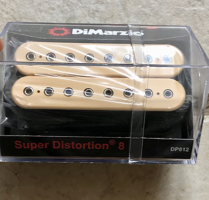 NEW SEALED DiMarzio SUPER DISTORTION 8 CREAM DP812CR | Reverb