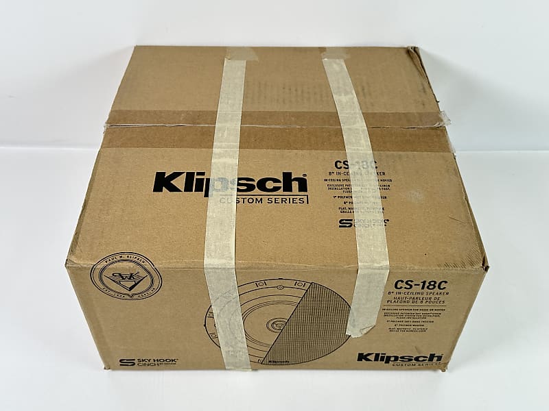 Speaker - NEW KLIPSCH CS-18C, 8" 2-Way In-Ceiling Speaker | Reverb