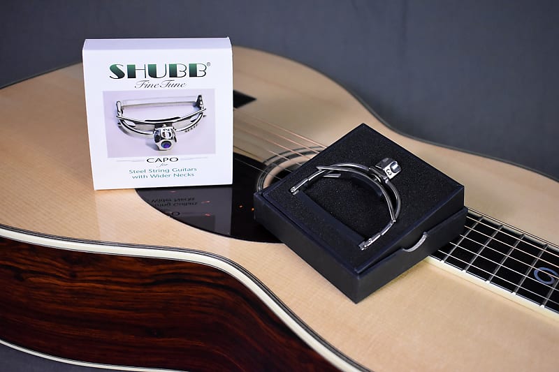 Shubb F3 Fine Tune Capo For Wide Neck Guitars | Reverb