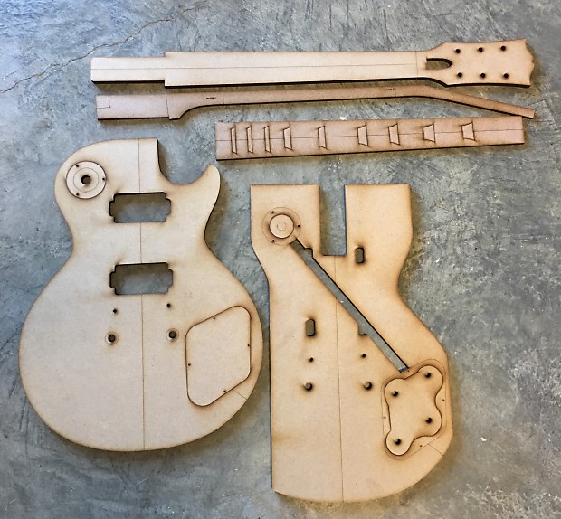 58-60 Les Paul Standard 1959 Luthier Template tool cut on | Reverb