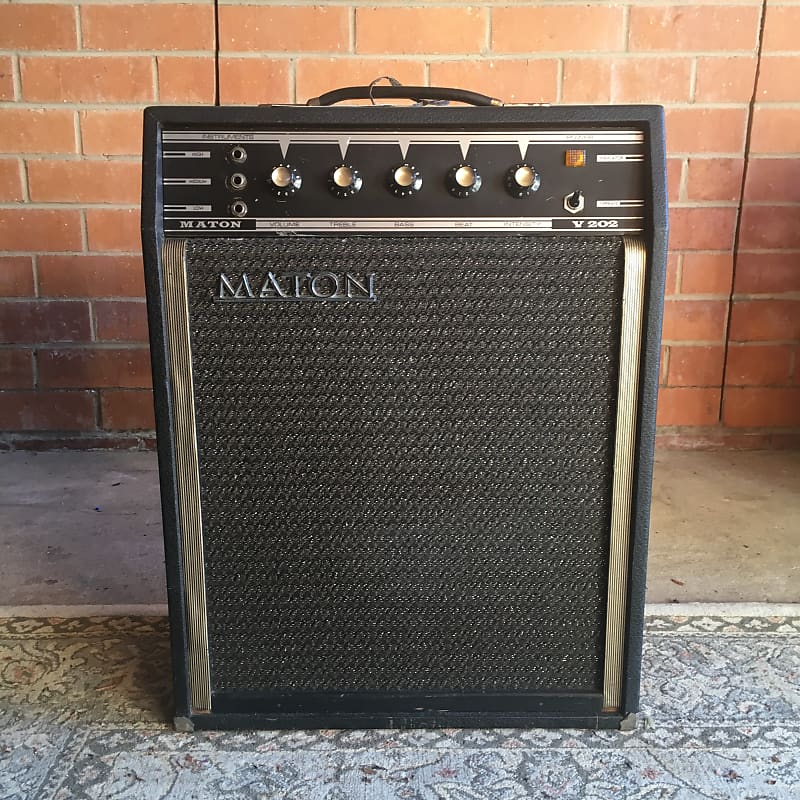 Maton V202 Vibra Sound mid-1960s amplifier (1967?) | Reverb Australia