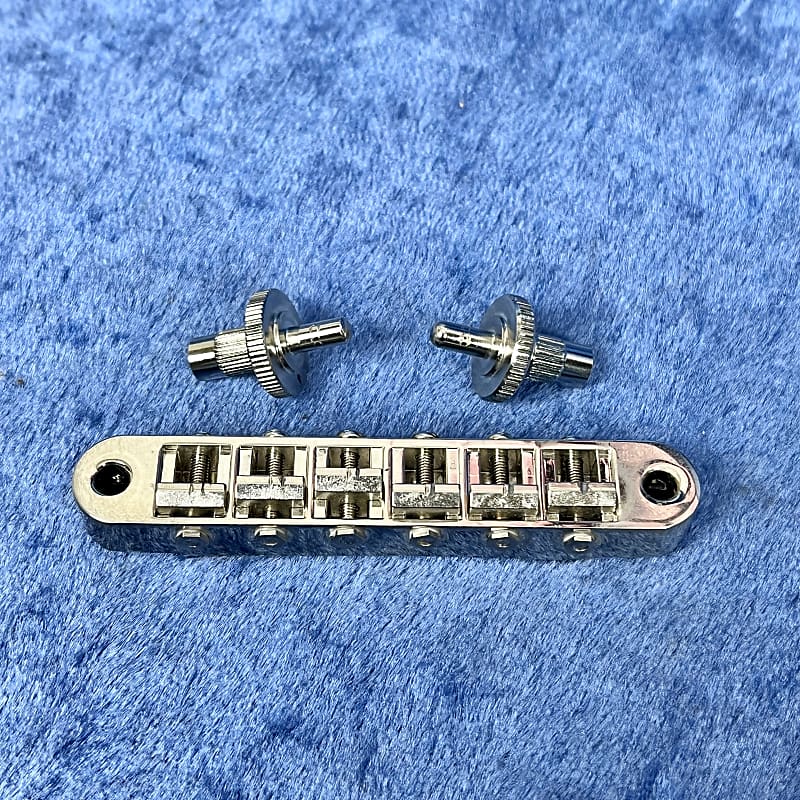 Used TonePros T3BP Tune-o-matic Bridge - Nickel Gibson Style | Reverb