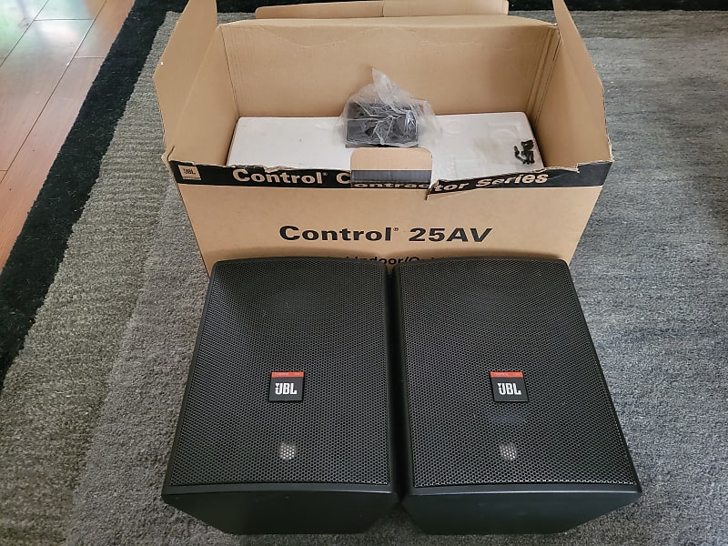 JBL Control 25AV - Black | Reverb