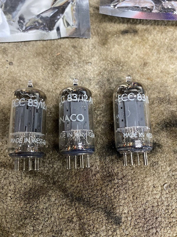 3 Excellent very strong Telefunken smooth plate 12ax7 tubes | Reverb