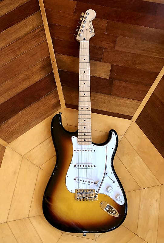 NEW NOS FENDER STRATOCASTER STRAT MAPLE NECK, SUNBURST MEXICO | Reverb