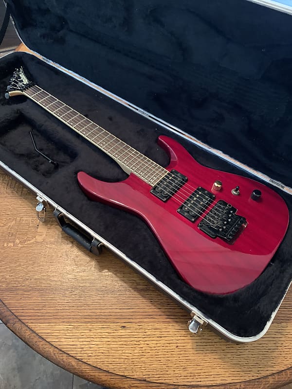 Jackson Fusion Professional HH MIJ 1990 - Transparent Wine | Reverb