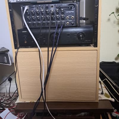 8u Wood Music Studio Rack Cabinet Cupboard Gear4music For | Reverb